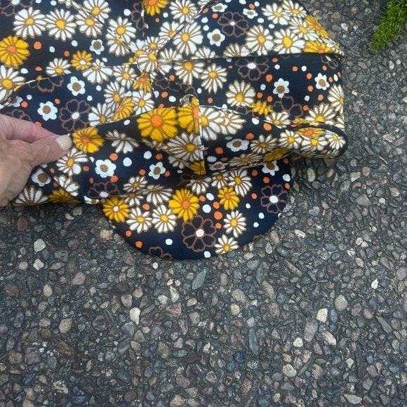 Aaardvarks Odd Ark Groovy 70's Floral Floppy Hippie Hat - Etsy