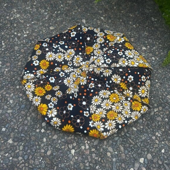 Aaardvarks Odd Ark Groovy 70's Floral Floppy Hippie Hat USA - Etsy