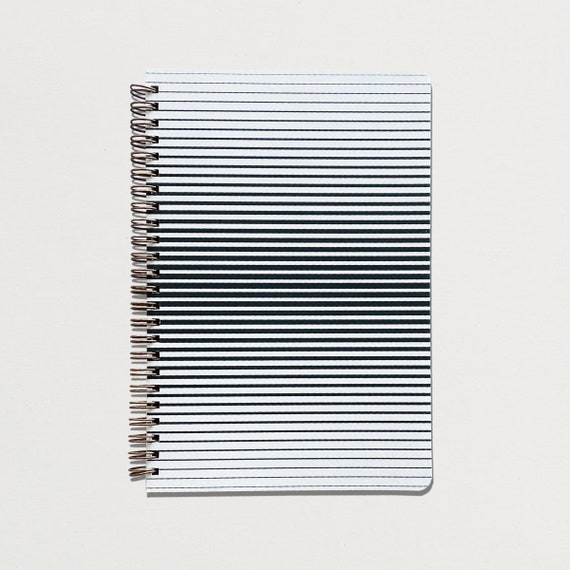 Optic Stripe Eco-friendly Journal by Studio Snerd | Etsy