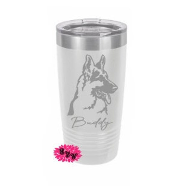German Shepherd Yeti Tumbler - Etsy