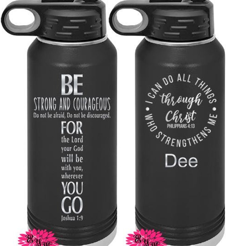 Engraved Christian Bottle - Etsy