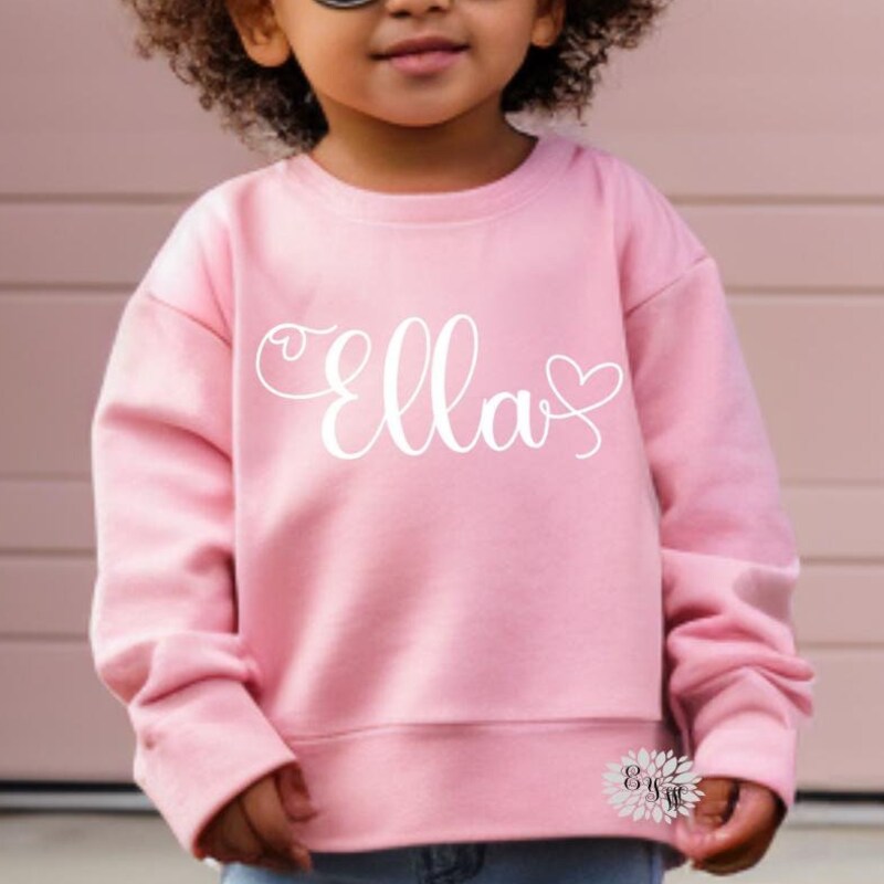 Personalized Kids Sweatshirt - Etsy