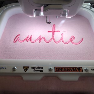 Auntie Embroidered Sweatshirt, Auntie Crewneck Sweatshirt, Auntie ...