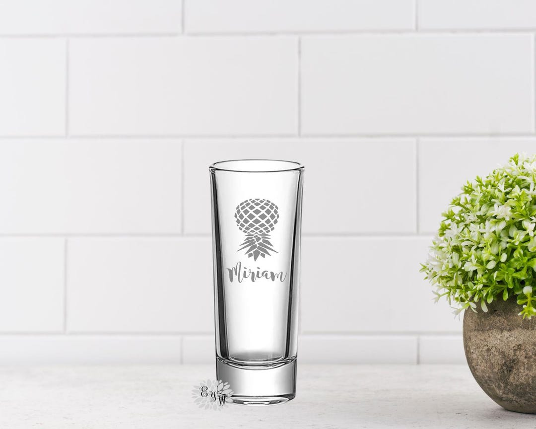 Engraved Shot Glasses, Etched Shot Glasses, Personalized Upside-down ...