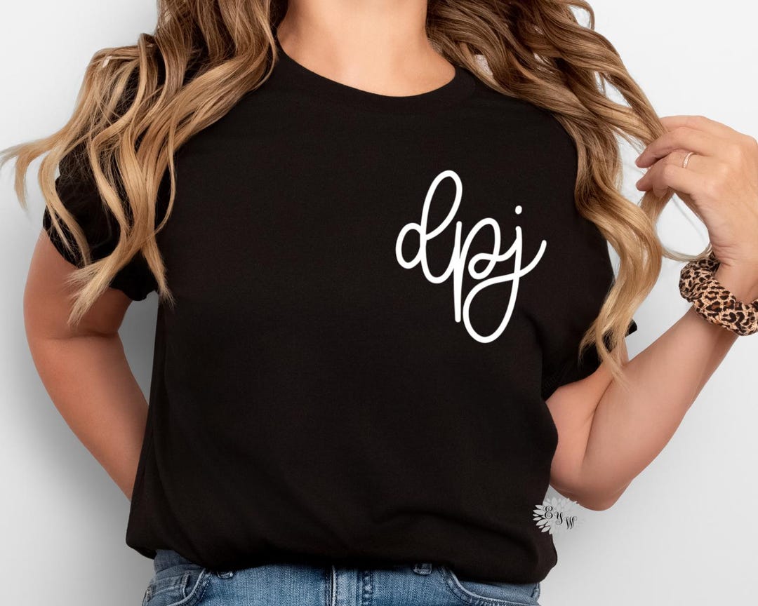 Monogram T- Shirt, Personalized T-shirt, Monogrammed Tee, Monogram ...