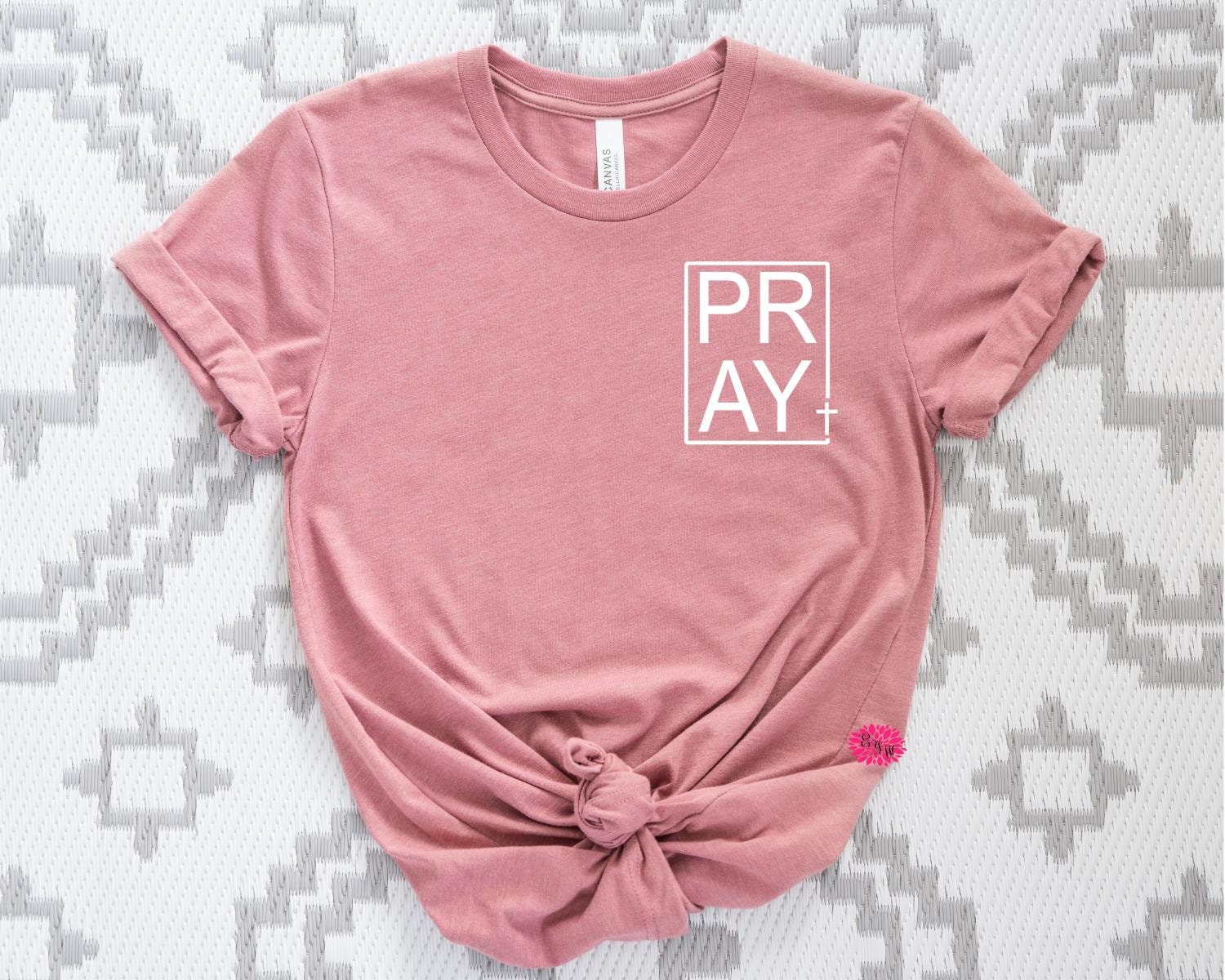 Pray Shirt, Religious T-shirt, Inspirational Tee, Motivational Tee ...