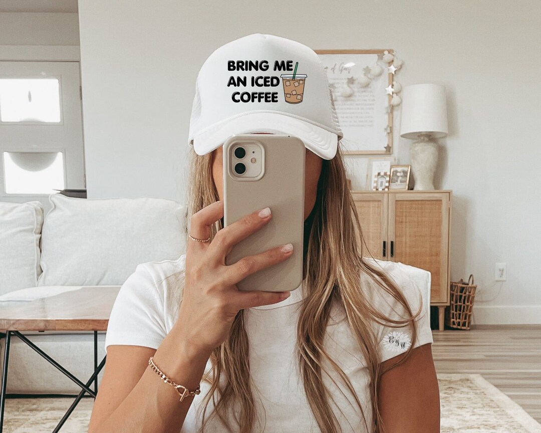 Otto Hat, Bring Me an Iced Coffee Trucker Hat, Iced Coffee Trucker Hat ...