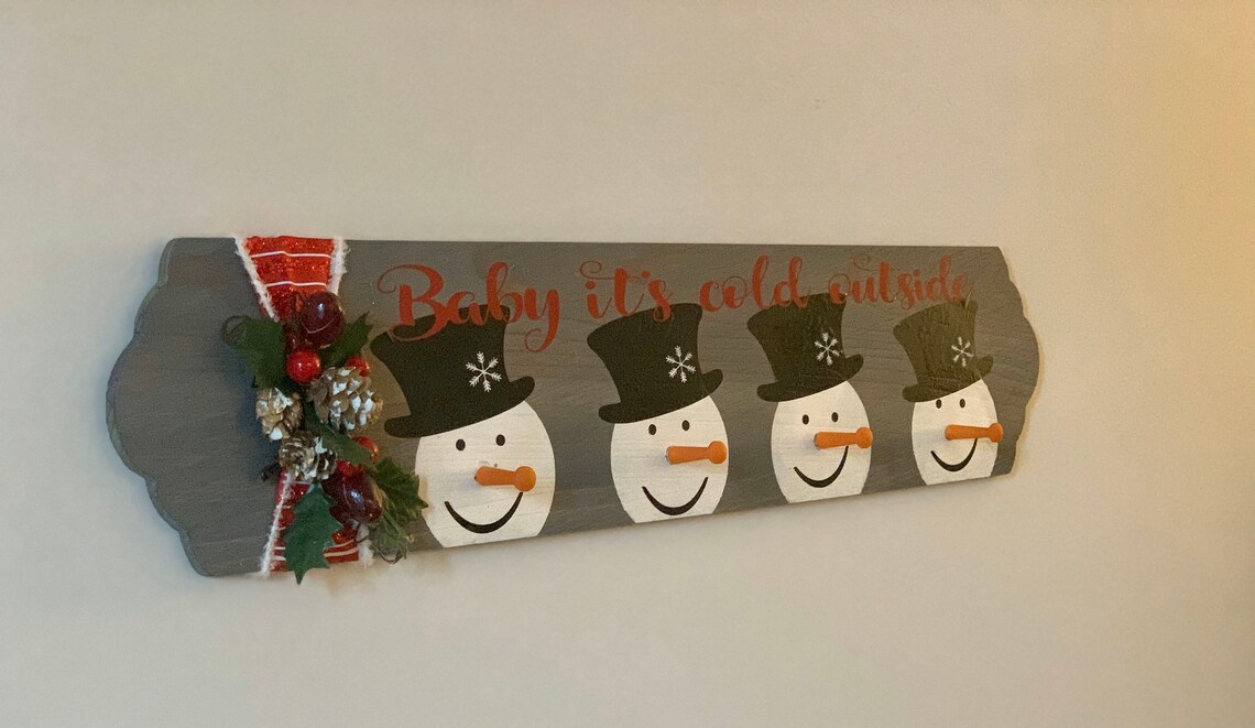 Snowman Stocking Holder - Etsy