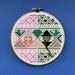 Wicked Inspired Cross-stitched Embroidery Loop - Etsy