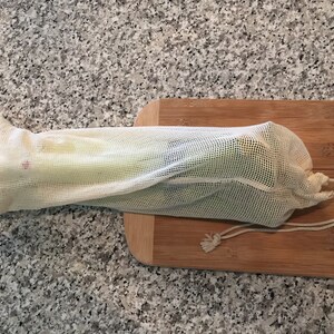 Reusable Cotton Produce Bags Set of 5 - Etsy Canada