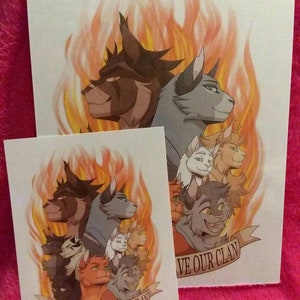 Fire Alone Warriors Print - Etsy