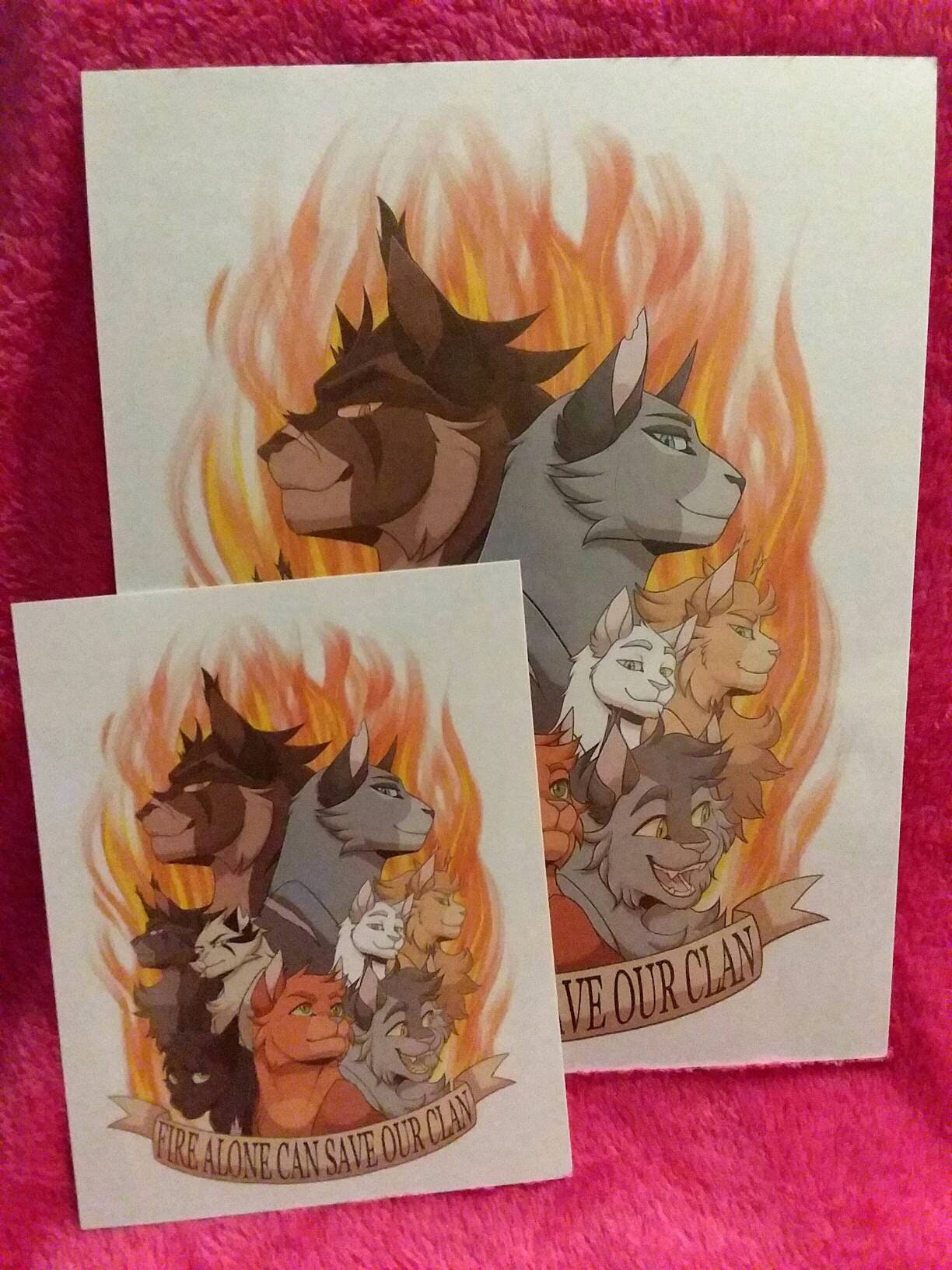 Fire Alone Warriors Print - Etsy