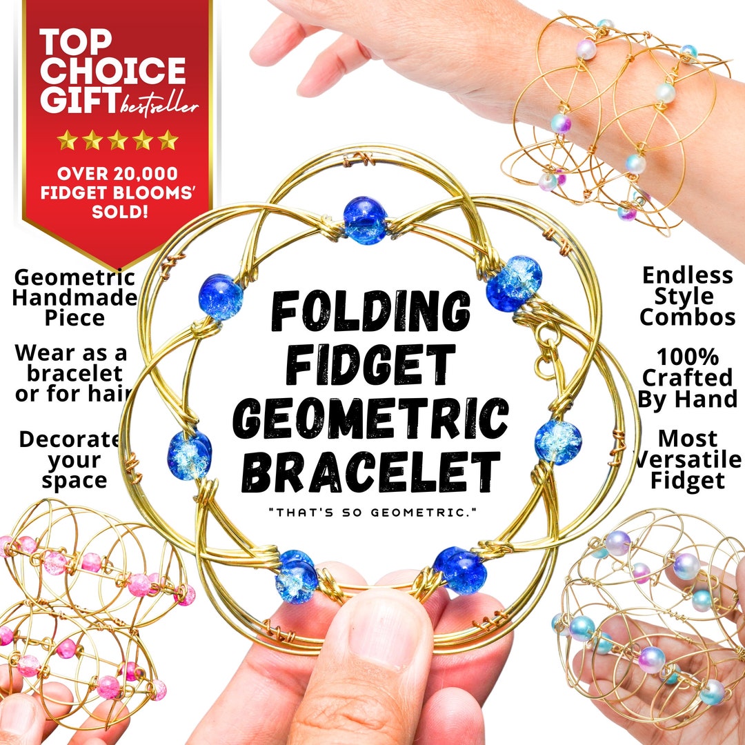 Wellness Mandala, Transforming Fidget Toy, Interactive 3D Wire Stim ...