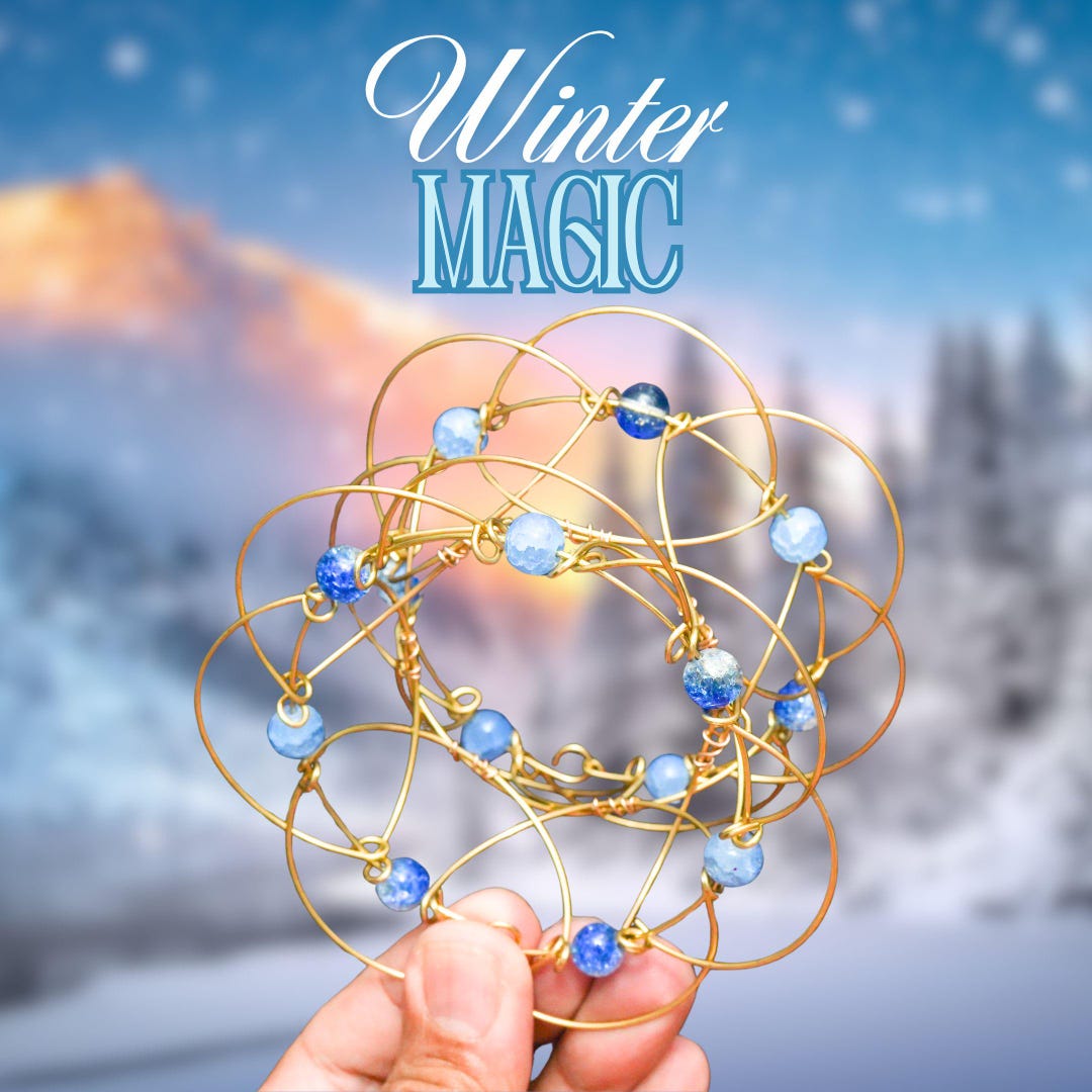 3D Winter Magic Collection - Top Choice Fidget Mandala – Portable ...