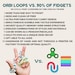 Finger Tip Friendly Fidget Toy, Satisfying Little Thing | Orbi Loops ...