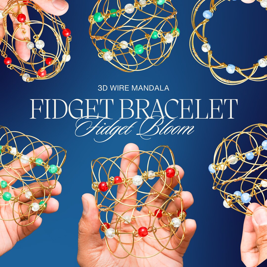 Articulating Wire Stress Ball Adult Fidget Toy Unique Gifts for Him ...