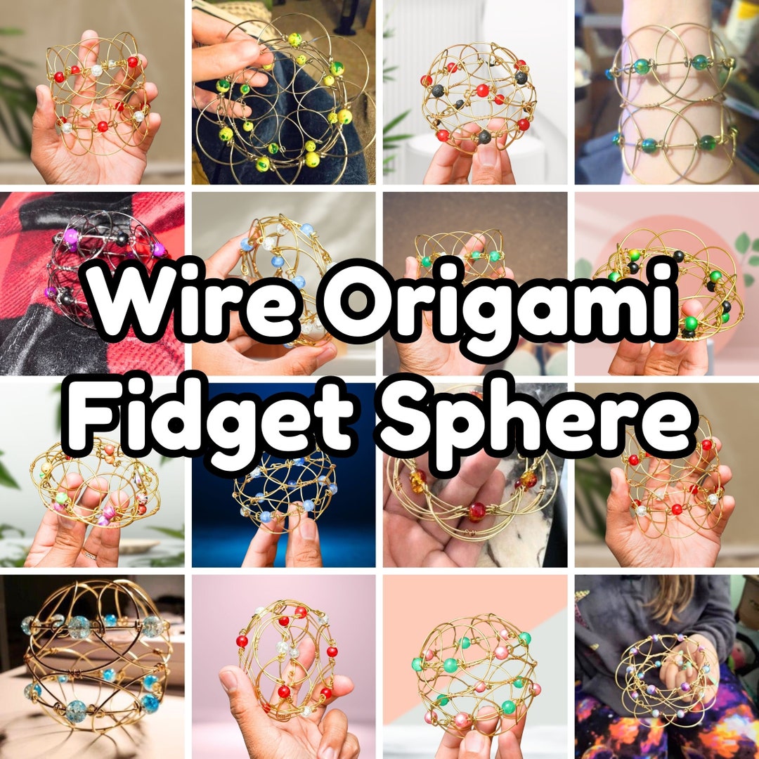 Wire Origami Fidget Ball, Art of Folding Into Decorative Shapes and ...