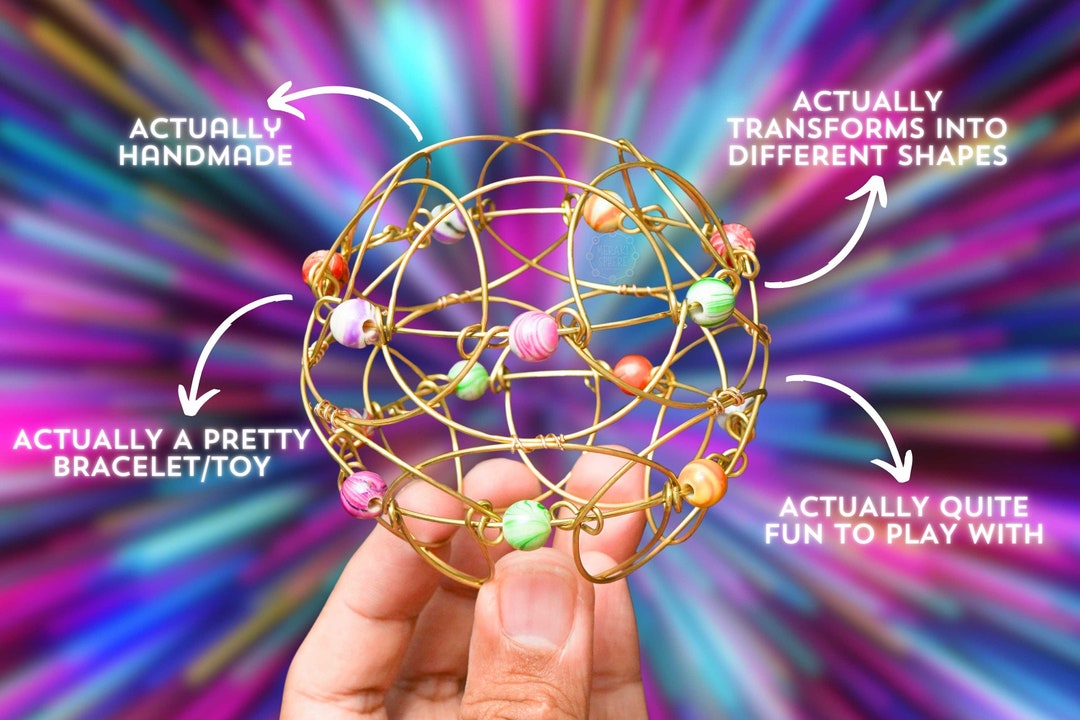 Articulating Desk Sphere Desk Office Sensory Gift Tabletop Prop Display ...