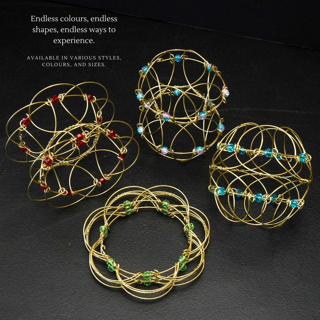 Geometric Mandala Fidget, Convertible 3D Wire Toy, Year 2000s Nostalgia ...