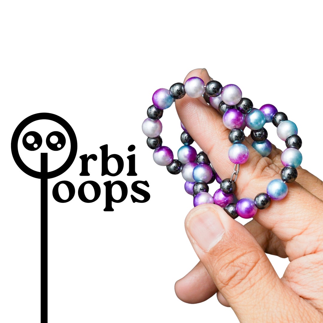 Orbi-loops™ Stress Interlocking Rings, Cute Fidget Toy, Adult Stim ...