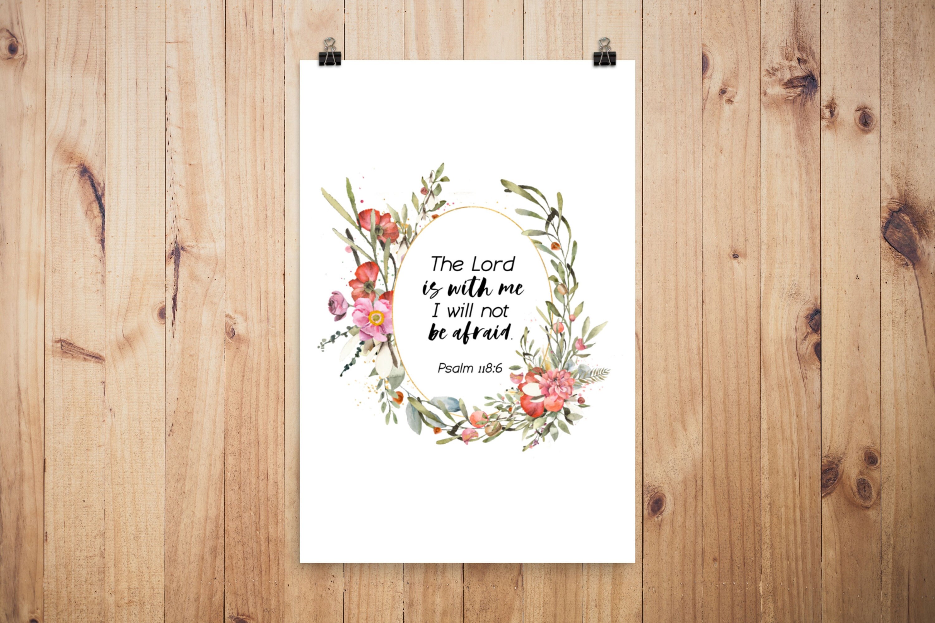 Christian Poster. Bible verse printed poster. Scripture | Etsy