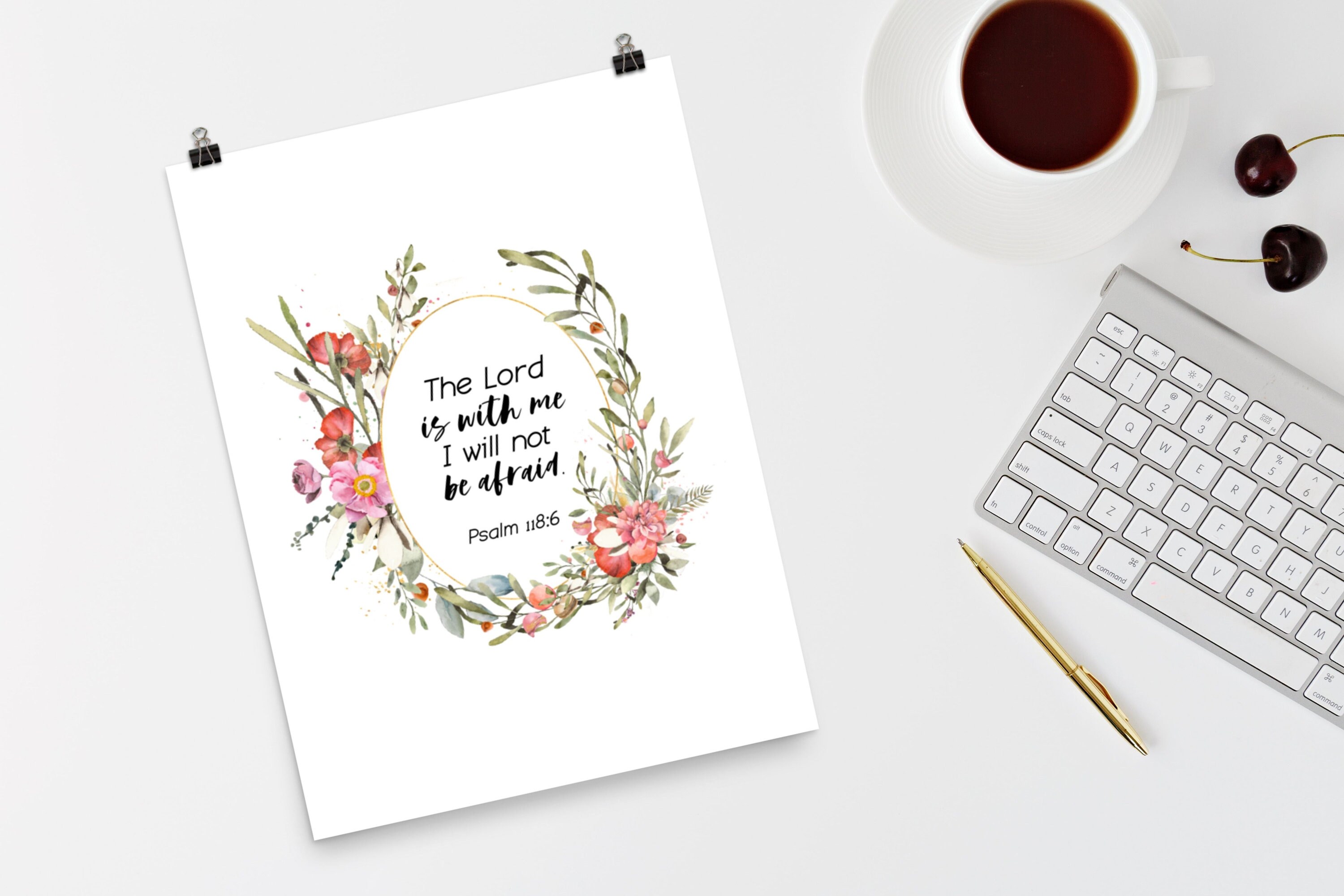 Christian Poster. Bible verse printed poster. Scripture | Etsy