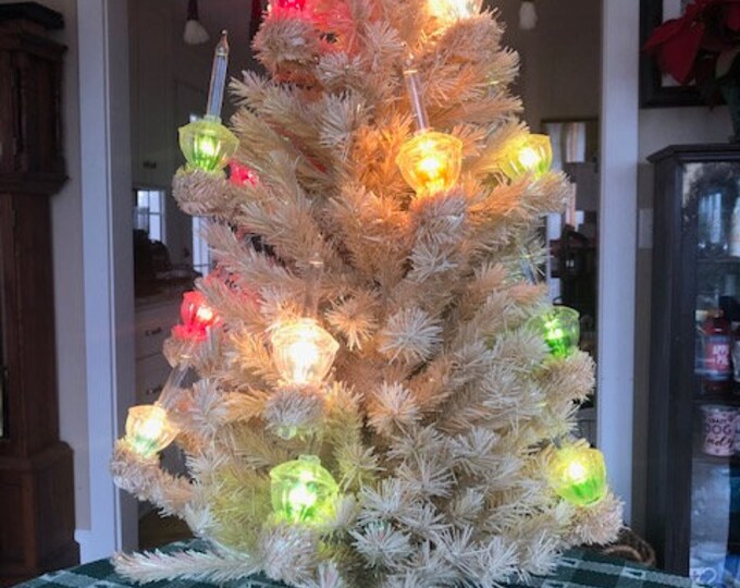 Shiny Brite Bubble Light Table Top Christmas Tree - Etsy