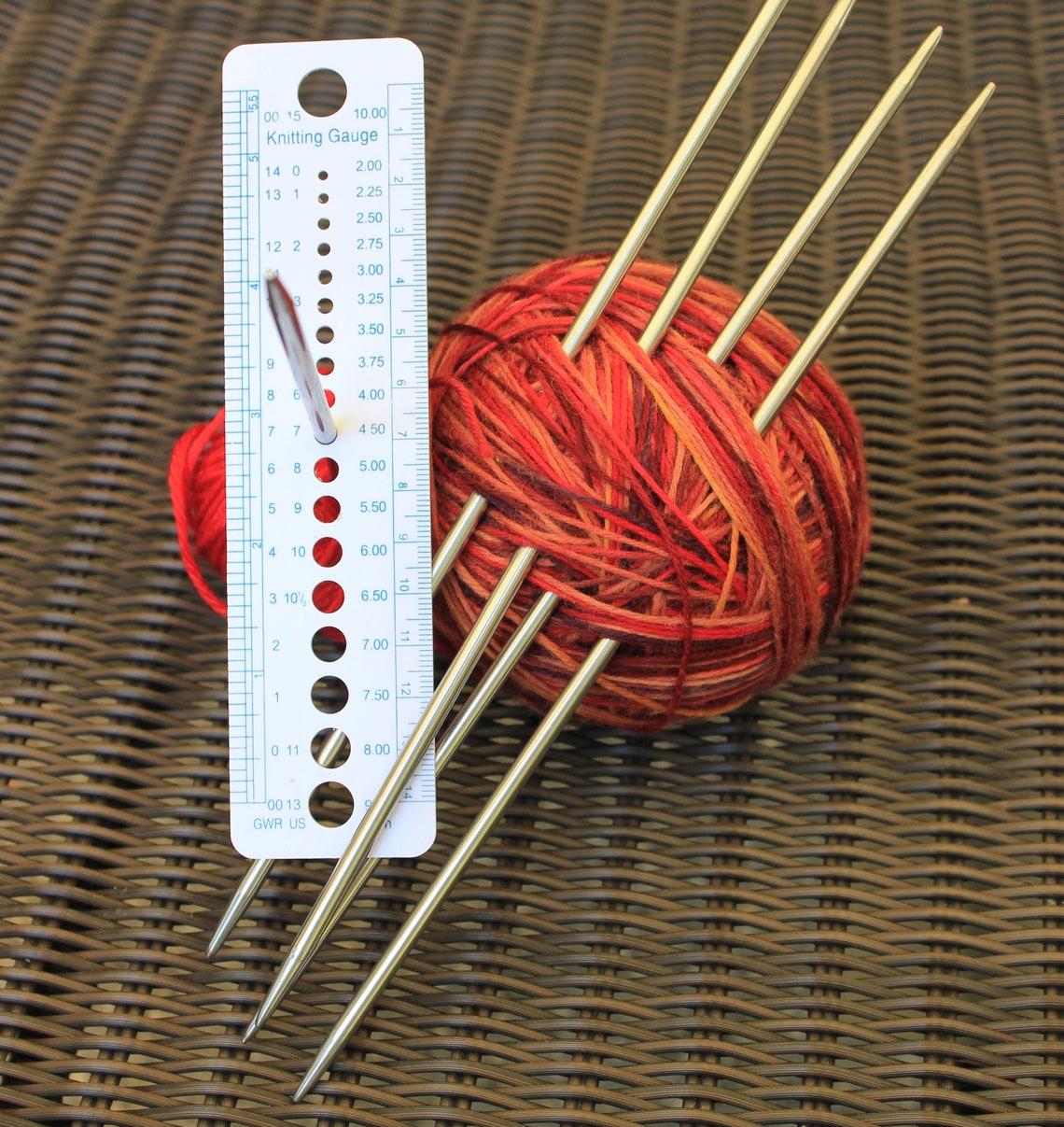 Double Pointed Metal Needles for Knitting Socks and Other Projects ...