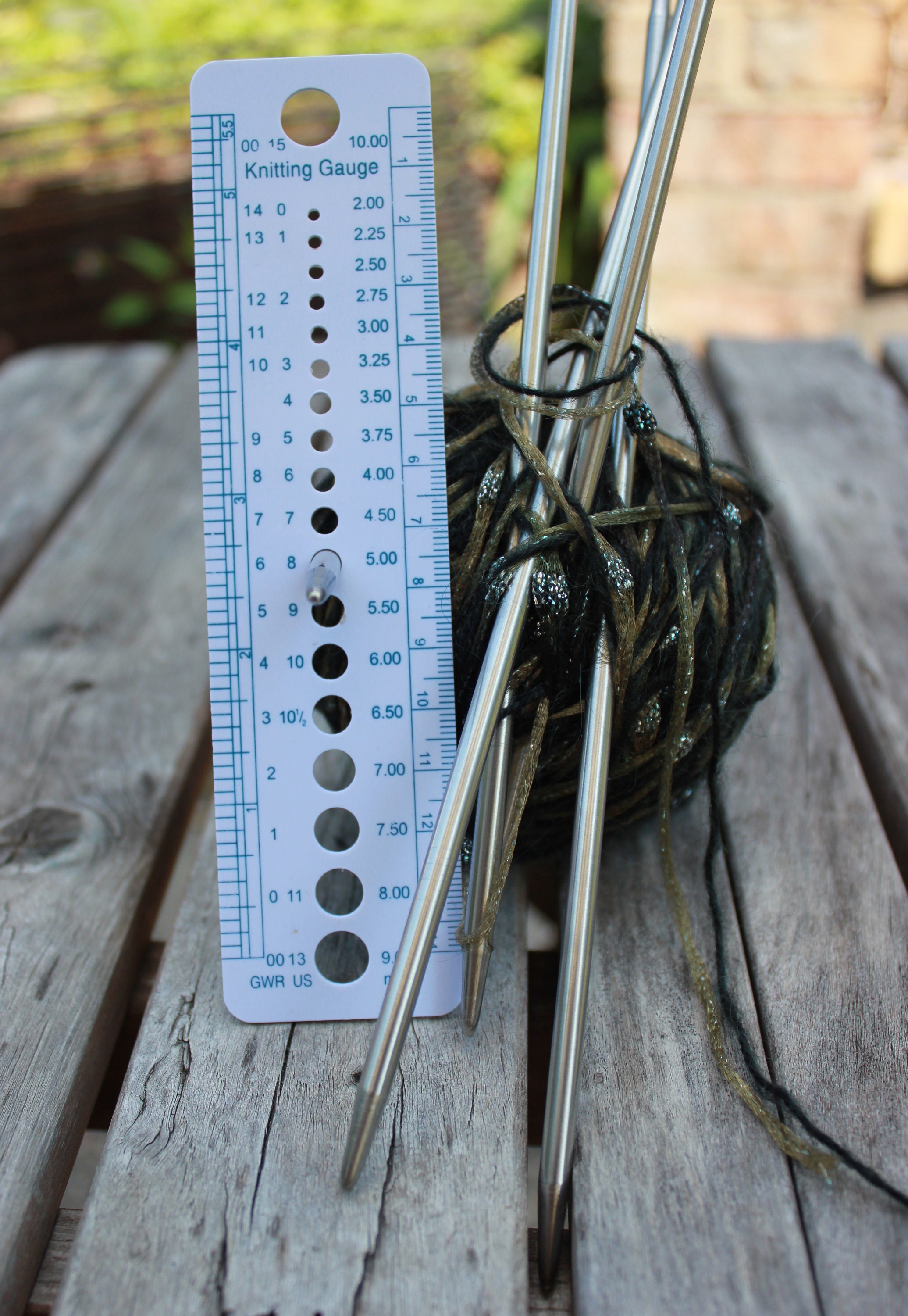 Double Pointed Metal Needles for Knitting Socks and Other Projects ...