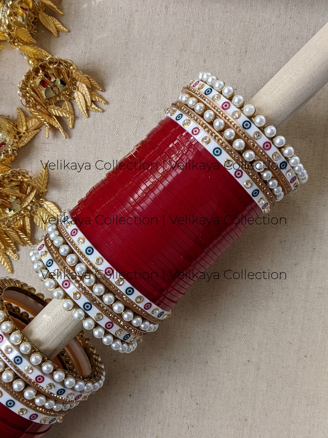 Sikh Wedding Chuda / Bridal Pearl Chooda / Punjabi Wedding Chuda ...