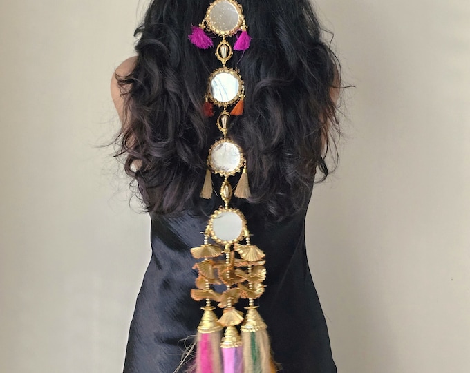 Patiala Mirror Paranda Punjabi Parandi Pakistani Jewellery Indian ...