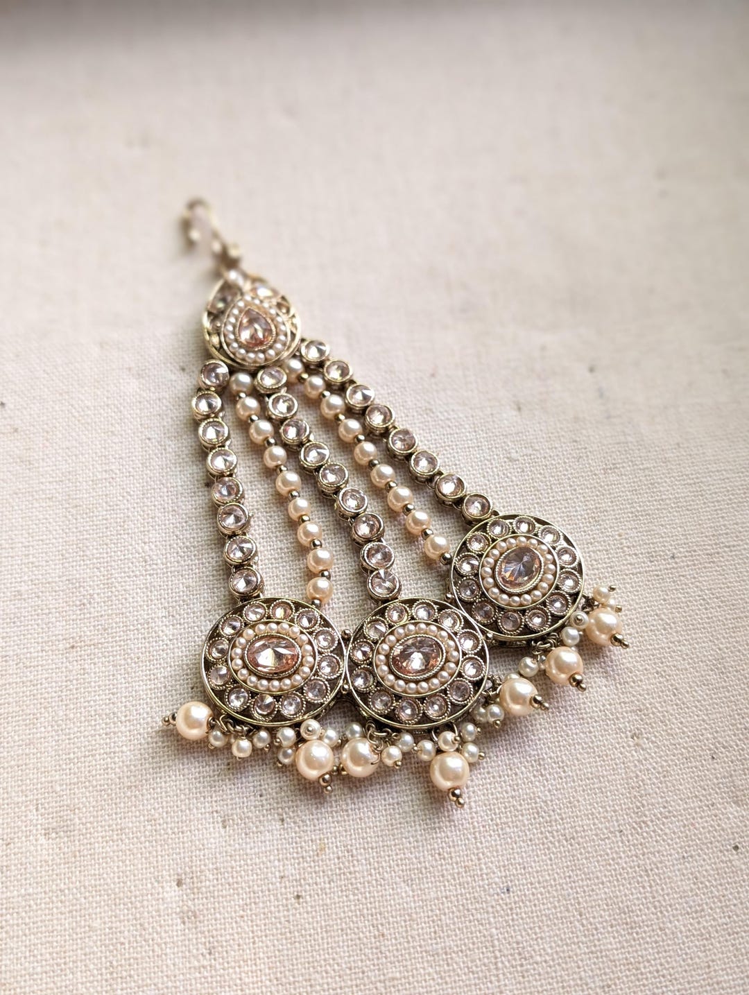 Antique Gold Pasa Jhumar Indian Wedding Jewellery Pakistani Jewellery ...