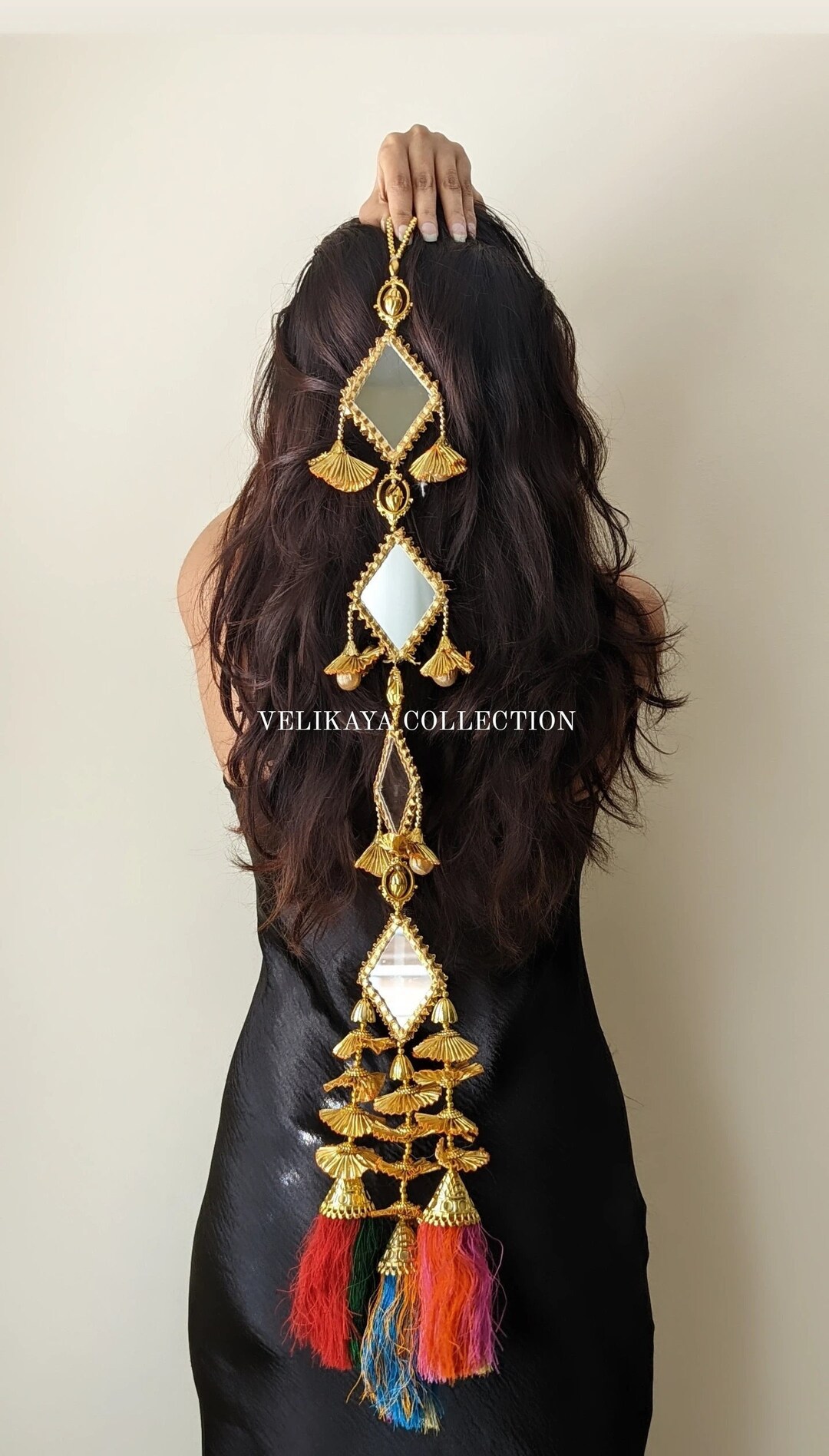 Multan Mirror Paranda Punjabi Parandi Indian Hair Accessory Pakistani ...