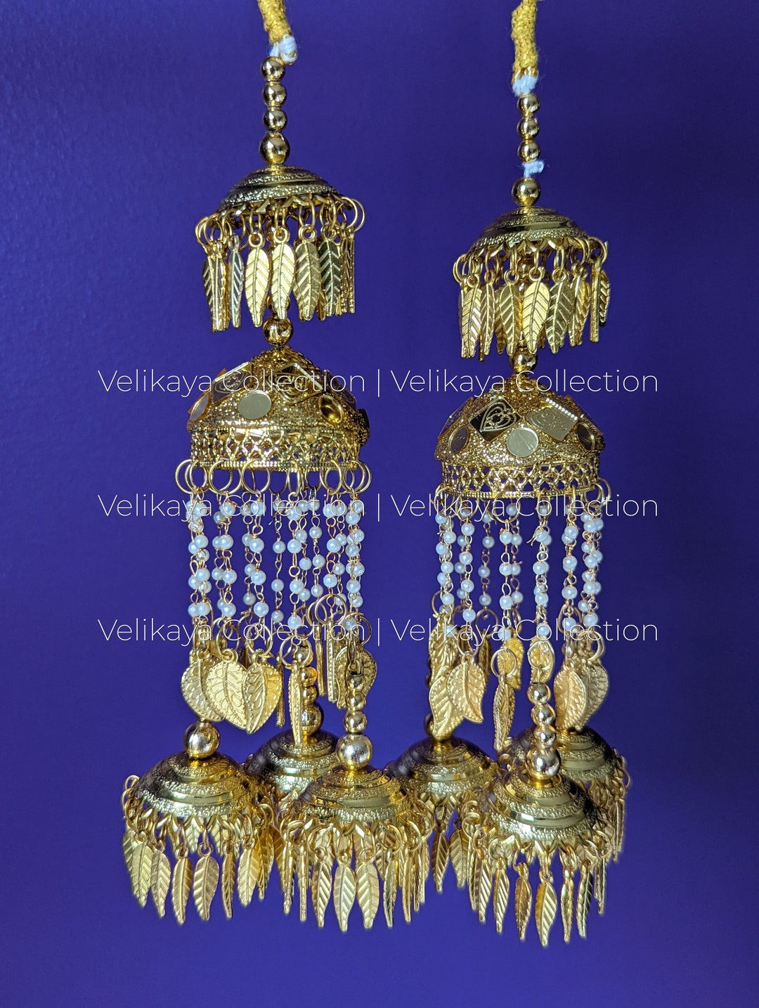 Mini Gold Kaleere / Punjabi Wedding Kaleere / Indian Kaleera / - Etsy