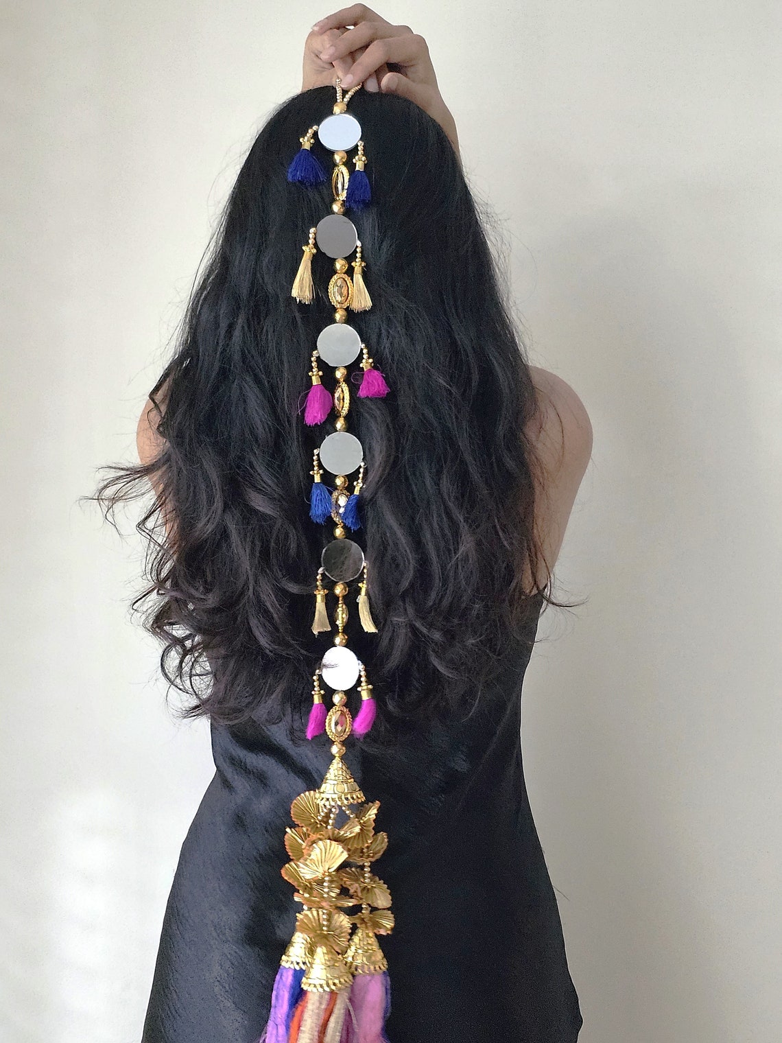 Punjab Mirror Paranda Punjabi Parandi Indian Hair Jewellery Pakistani ...