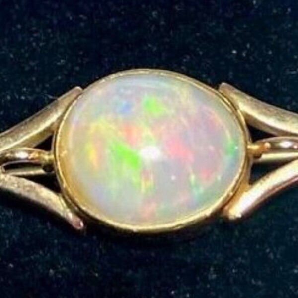 Opal Brooch - Etsy