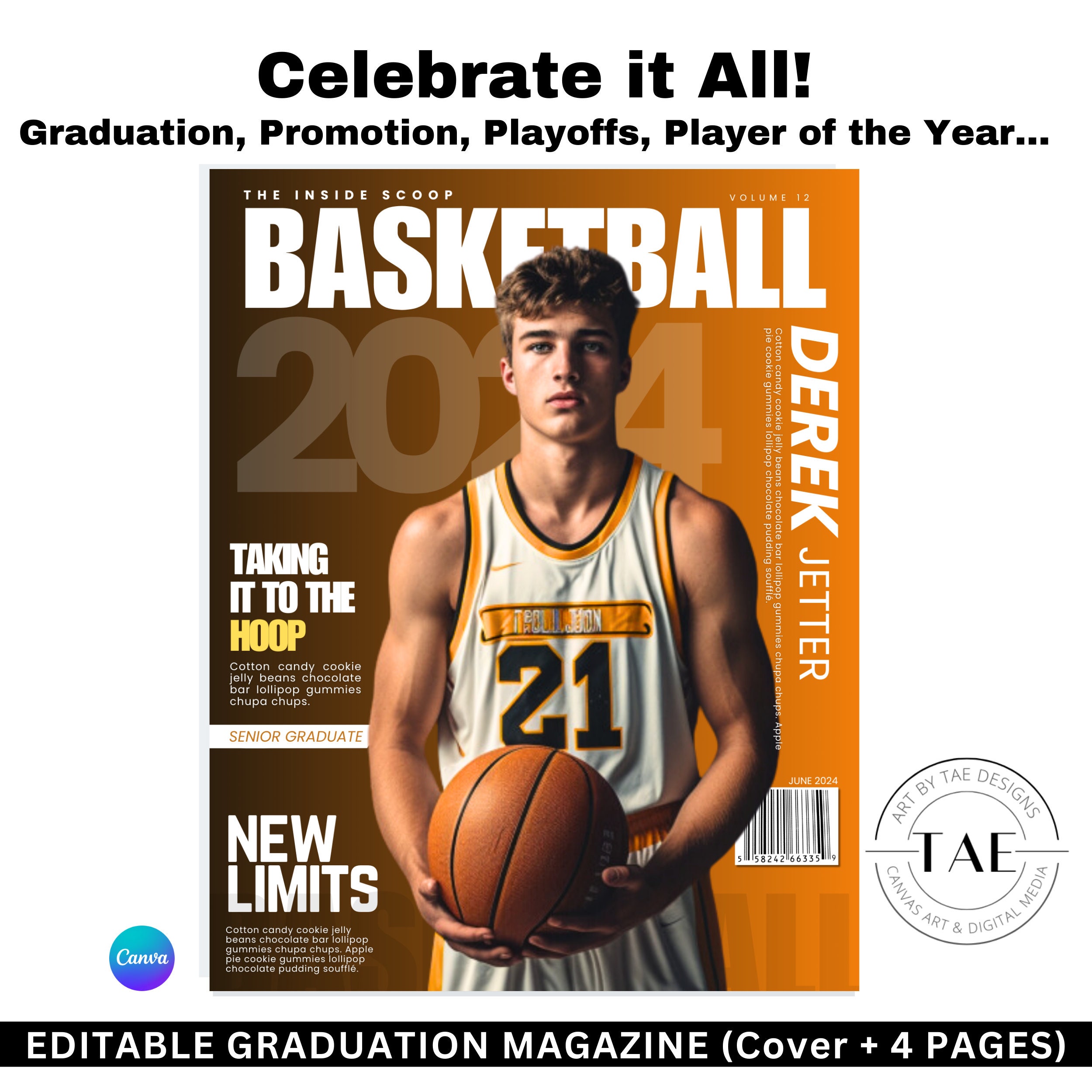 Senior Night Basketball, Graduation Magazine, Grad Magazine, High ...