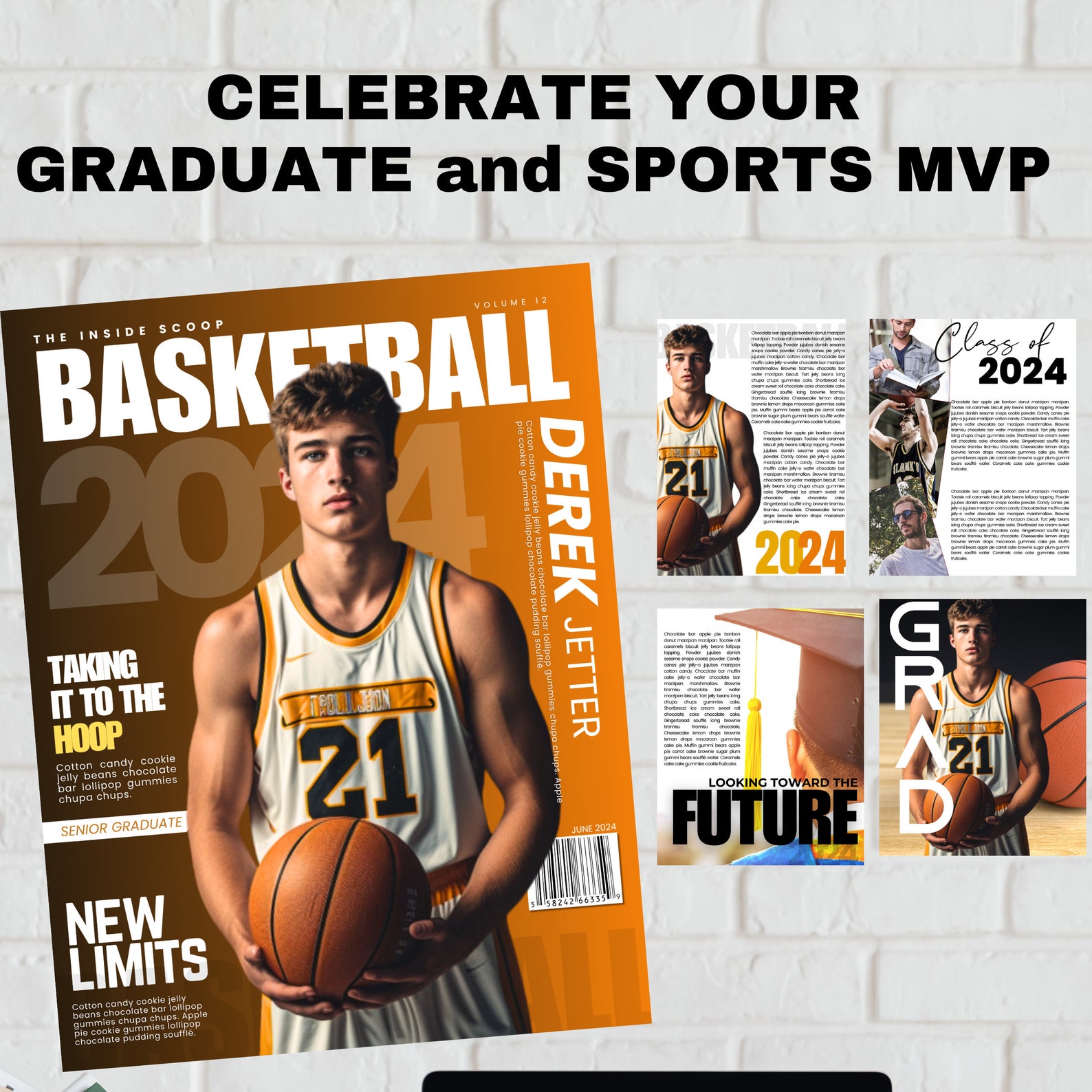 Senior Night Basketball, Graduation Magazine, Grad Magazine, High ...