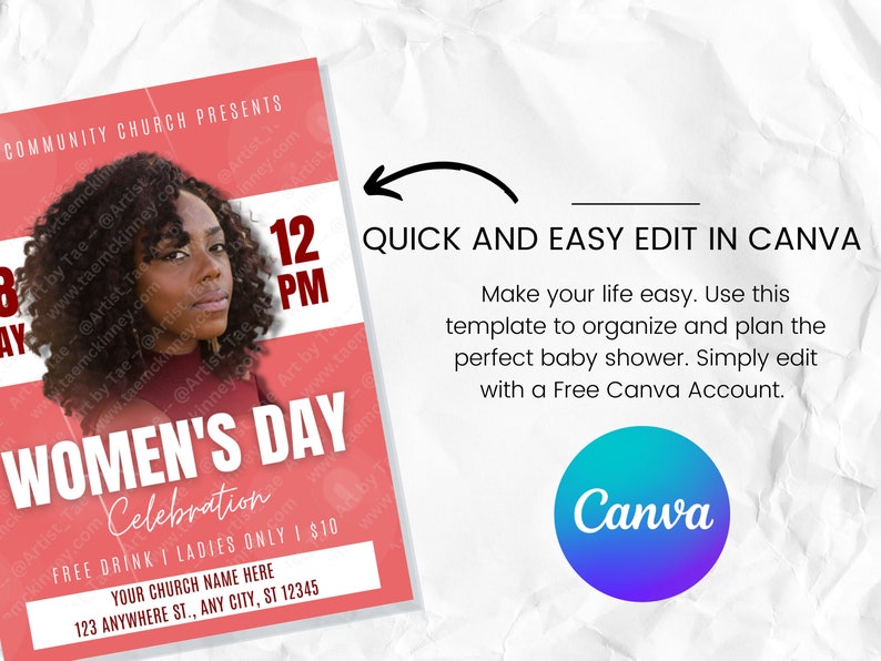 Women's Conference Flyer, Women's Empowerment Flyer, Womens Brunch Template, Meeting Flyer ...