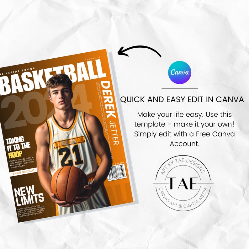 Senior Night Basketball, Graduation Magazine, Grad Magazine, High ...