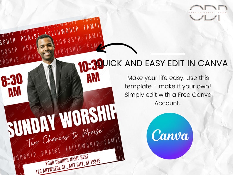 Church Flyer Template, Pastor Anniversary Flyer, Church Conference ...