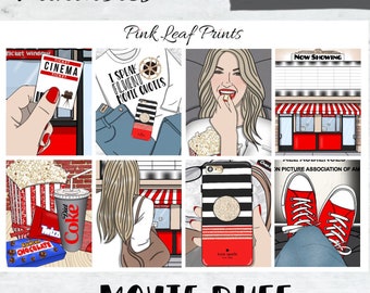 Movie Buff Stickers - Etsy