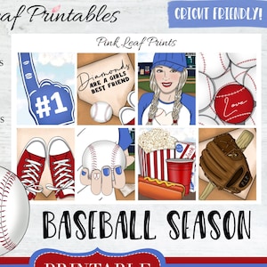 Baseball Season | Printable Planner Stickers | Digitial Download - Etsy