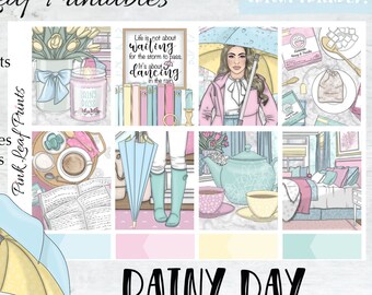 Stickers for Toddlers ,printable, Cute Designs, A4 Size Sheet. Rainy ...