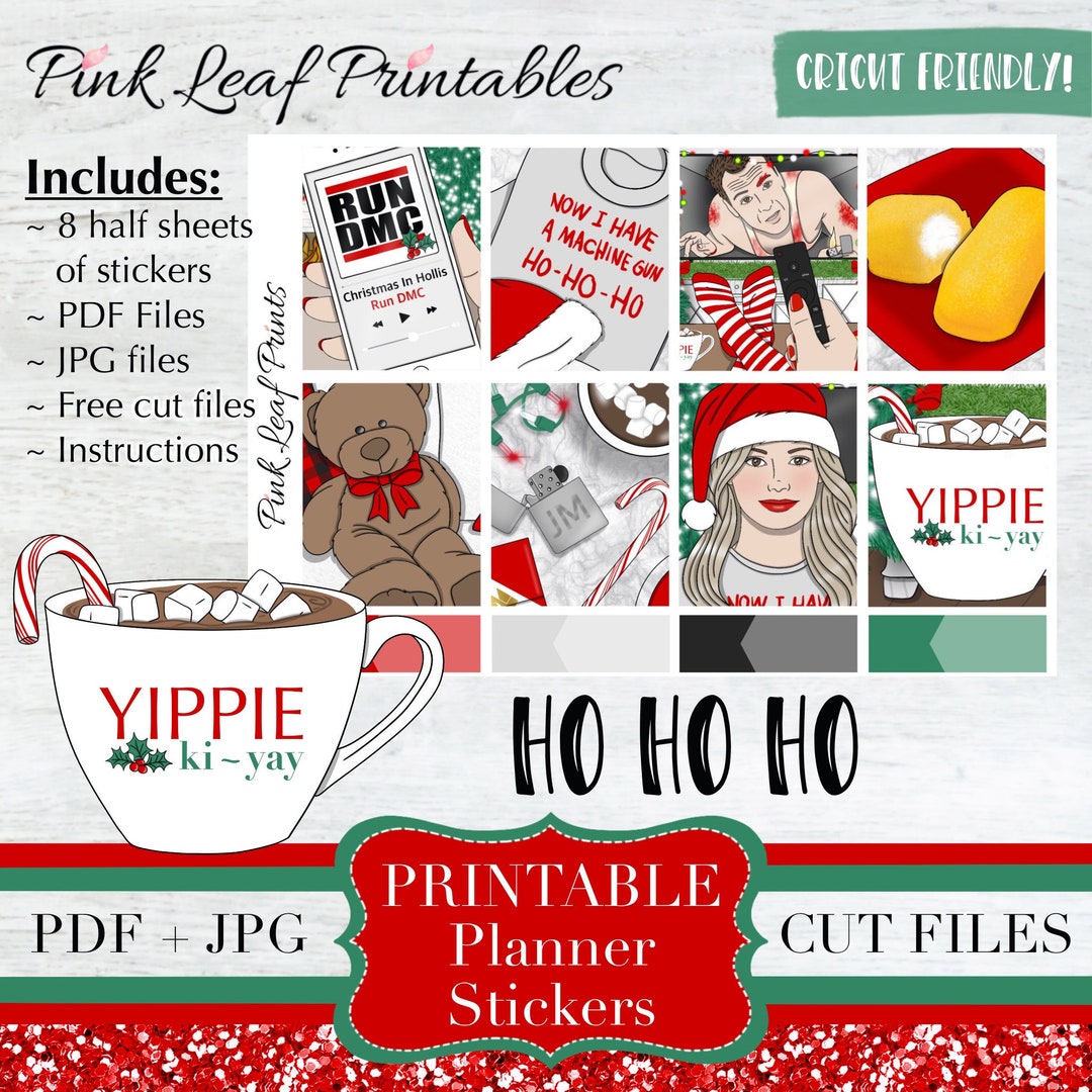 Ho Ho Ho | Printable Planner Stickers | Digitial Download - Etsy