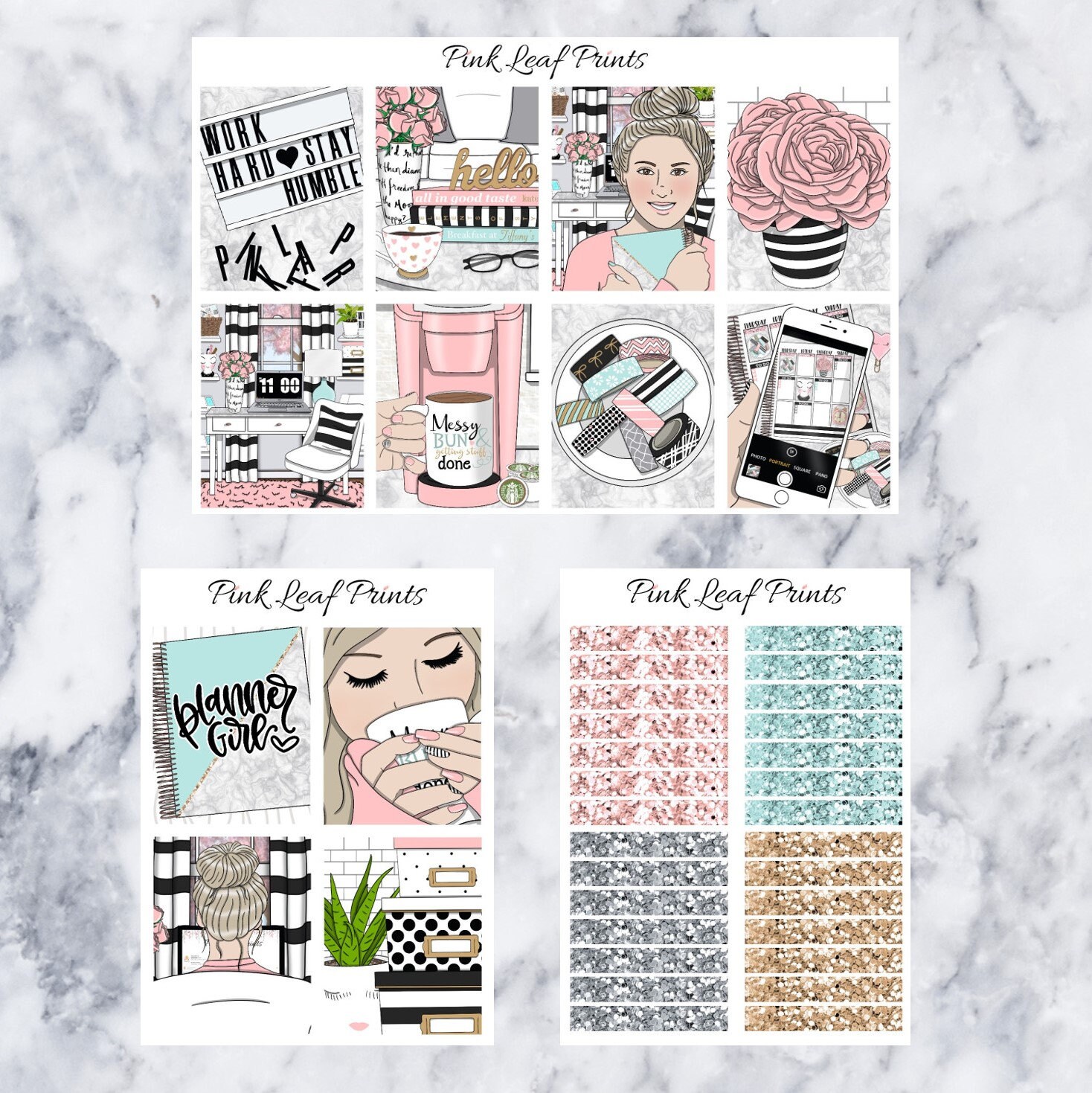 Happy Place Printable Planner Stickers Digitial Download - Etsy