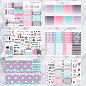 Staycation | Printable Planner Stickers | Digitial Download - Etsy