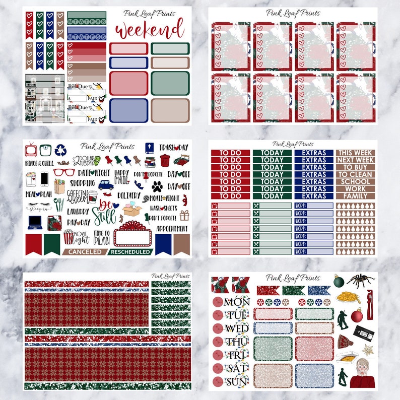 KEVIN | Printable Planner Stickers | Digitial Download - Etsy