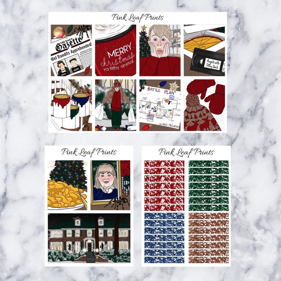 KEVIN | Printable Planner Stickers | Digitial Download - Etsy