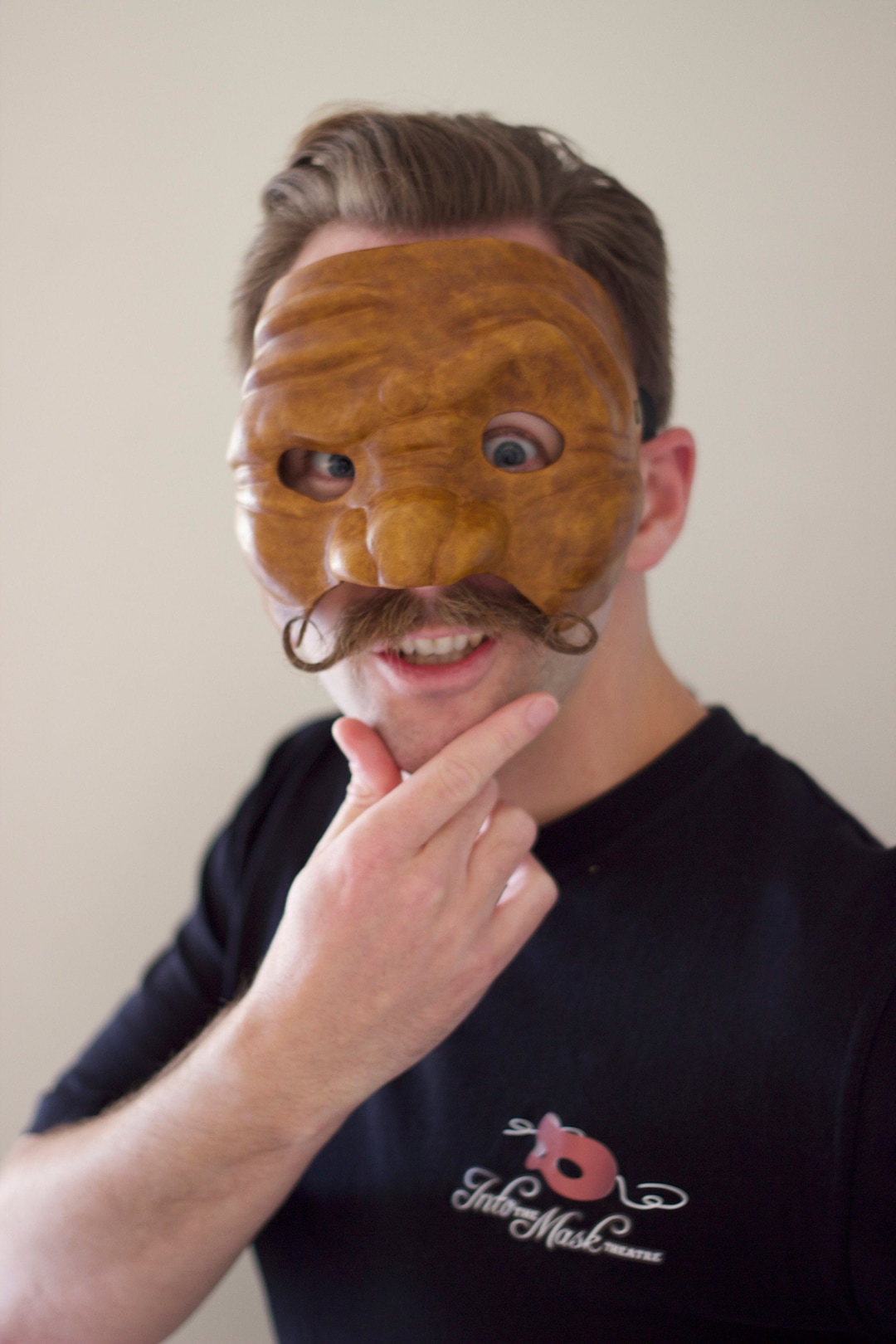 Brighella- High Quality Handmade Leather Commedia Dell'arte Mask - Etsy